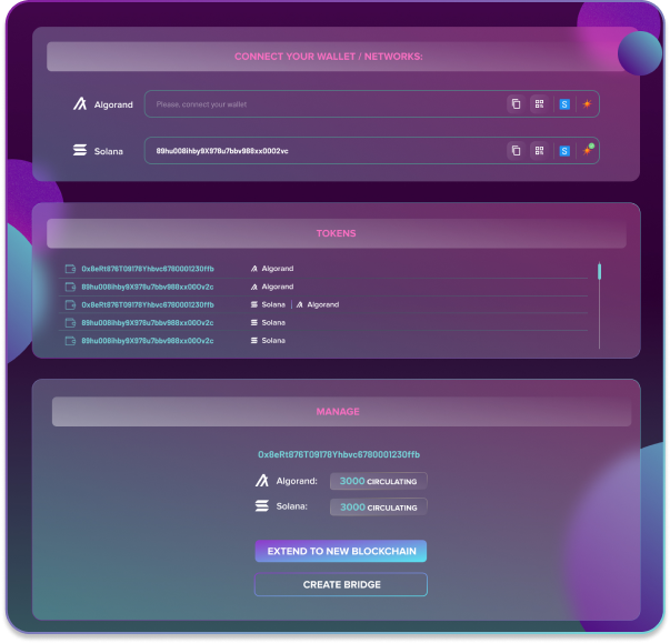 Glitter Bridge Portal